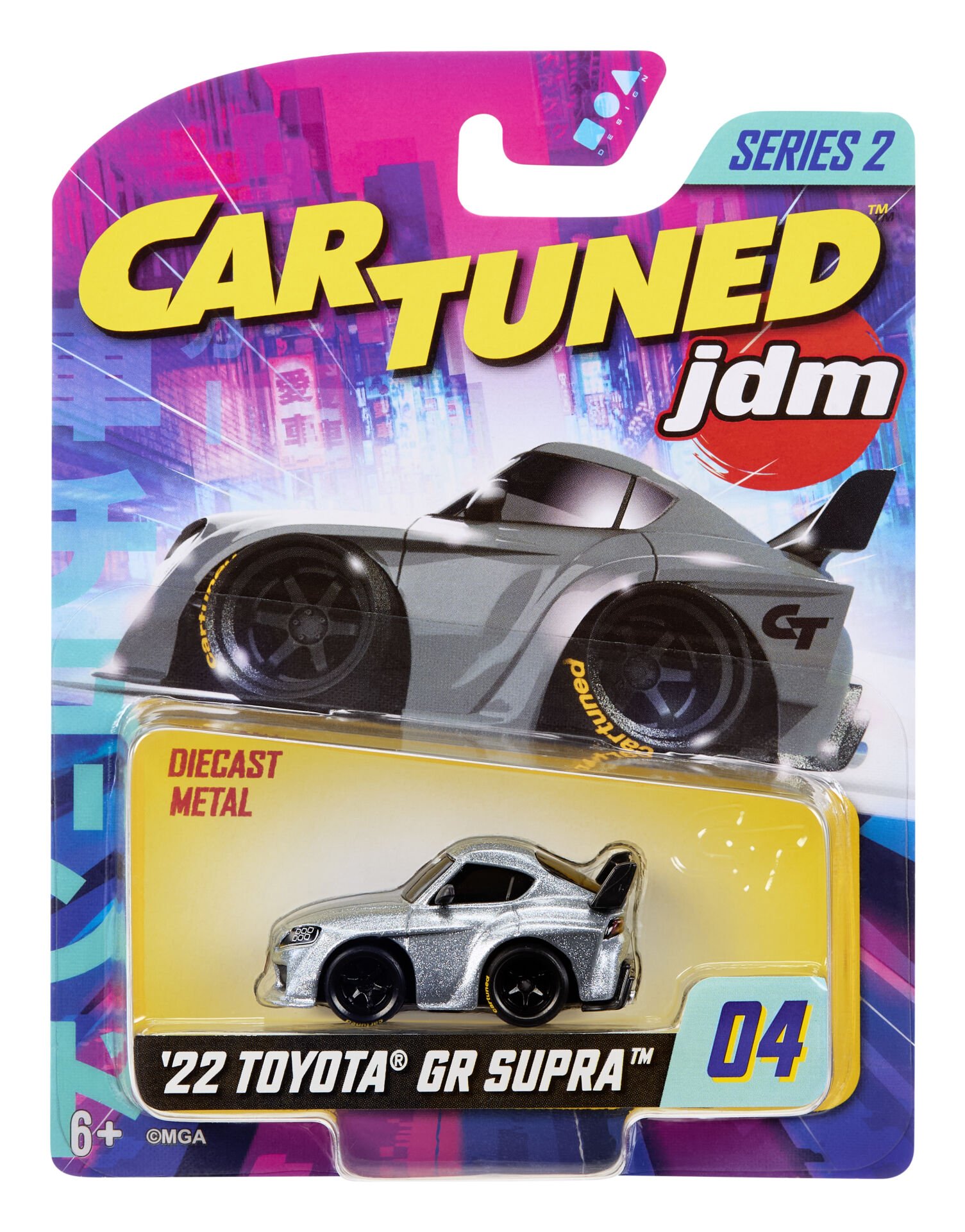 CarTuned JDM Seri 2 2022 Toyota GR Supra - Gri Araba
